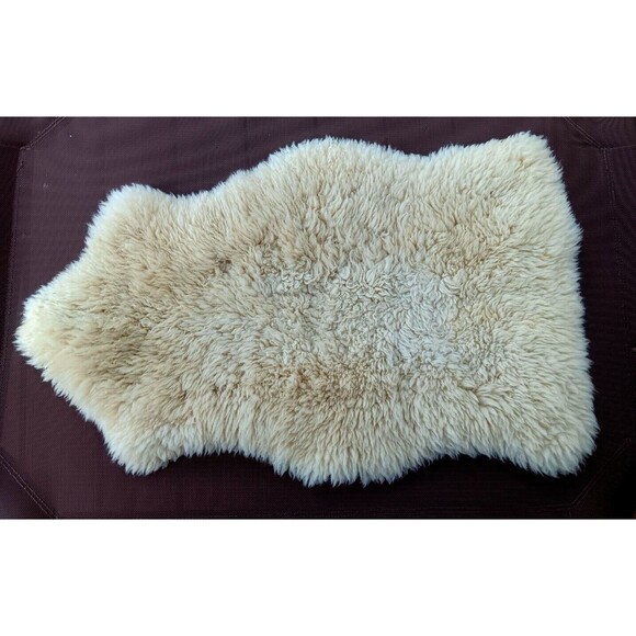 naturalsheepskin | Accents | Real Sheepskin Rug Pelt Ivory Color 35 X ...
